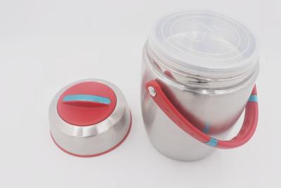 China Leak Proof Food Container 0.5mm Stainless Steel Lunch Box for sale