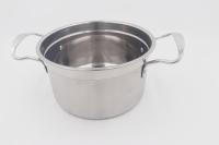 China Stainless Steel High Pot Cookware Set 4pcs 17cm to 23cm Silver Cooking Pots for sale