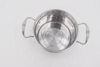 China Stainless Steel High Pot Cookware Set 4pcs 17cm to 23cm Silver Cooking Pots for sale
