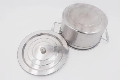 China Stainless Steel Milk Pot Set 8pcs 0.194cbm Business Pasta Cooking Pot for sale