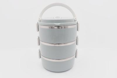 China 0.7L 304 Stainless Steel Multilayer Food Container Kids Lunch Box BPA Free for sale