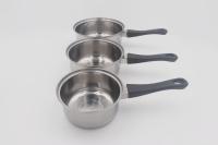 China Stainless Steel Induction Saucepot Set 14cm 16cm 18cm Non-Coating Stew Pot for sale