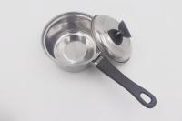 China Stainless Steel Coffee Warmer Turkish Milk Pot Set 3pcs 14cm 16cm 18cm Camp Cooker for sale