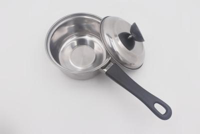 China Stainless Steel Coffee Warmer Turkish Milk Pot Set 3pcs 14cm 16cm 18cm Camp Cooker for sale