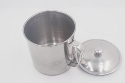 China 7cm Stainless Steel Portable Travel Mug with Handle for Tea Coffee Milk Water for sale