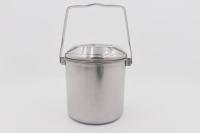 China Lightweight 0.42mm Stainless Steel Food Carrier 0.123cbm 20.6kg with Big Handle for sale
