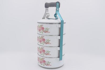 China Three Tier Tiffin Lunch Box Lockable Stainless Steel Sandwich Container for sale