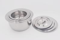 China 0.19cbm Stainless Steel Cooking Pot Non Magnetic Soup Bowl Set 4 Sizes 15-24cm Kitchen for sale
