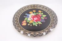 China 33cm Dinnerware Sets Chromatic Round Bone Dishes For Hotel for sale