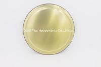 China Chromatic 50cm Stainless Steel Food Serving Tray with Flower Decal Print 0.059cbm for sale