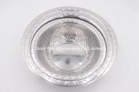 China 32cm Stainless Steel Salad Bowl with Lid Mirror Polished Mixing Basin for Kitchen for sale