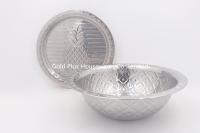 China 32cm Stainless Steel Salad Bowl with Lid Mirror Polished Mixing Basin for Kitchen for sale
