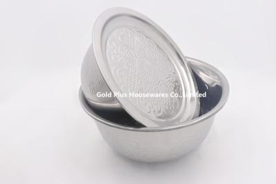 China 22cm Stainless Steel Oil Pot Basin Set Finger Soup Bowl for African Market for sale