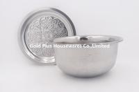 China 18cm Stainless Steel Cookware Set Sauce Bowl With Flat Lid for sale