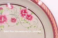 China Customized 40cm Stainless Steel Round Breakfast Tray Decorative Wedding for sale