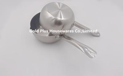 China 22cm Stainless Steel Instant Noodle Pot Nonmagnetic Satin Finish Outdoor Picnic Soup Pot for sale