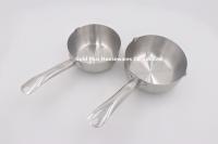 China Chromatic 0.097cbm 18cm Stainless Steel Cooking Pot With Handle for sale