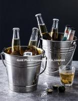 China Stainless Steel Mini Ice Bucket 2.5L 17.2cm Caliber for Home Hotel Wine Cooler for sale