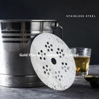 China Stainless Steel Ice Bucket 0.8-3L with Filter Gasket Easy Clean Barware Wine Bucket for sale