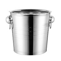 China 3L Stainless Steel Champagne Ice Bucket Multi Purpose Wine Cooler 19cm Height for sale