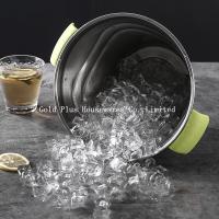 China 0.06cbm 615g Stainless Steel Champagne Tin Ice Bucket for Outdoor Party for sale