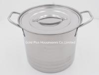 China Stainless Steel Milk Bucket 28cm Hot Thick Bottom Cooking Pot 4pcs Set 24-30cm for sale