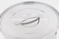China 13.5L Stainless Steel Cooking Pot with Cover Turnover Barrels 24-30cm Diameter for sale