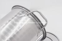 China Stainless Steel Soup Bucket Stock Pot with Lid 0.111CBM 30cm for sale