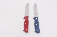China Stainless Steel Camping Outdoor Knife 0.8mm Thickness Non-Slip Plastic Handle Professional Chef Knife for sale