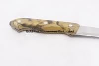 China 8 Inch Stainless Steel Fixed Blade Hunting Knife 65g Survival Cutting Knife for sale