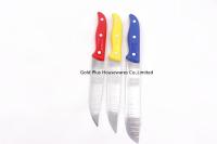China Carbon Steel 6 Inch Sharp Cooking Knife Set with Hard Plastic Handle for sale
