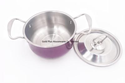 China Stainless Steel Casserole Hot Pot 20cm Insulated Food Warmer 6pcs Set for sale