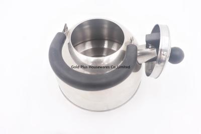 China Natural Color 0.24cbm Stainless Steel Whistling Kettle 3L Mirror Polishing for sale