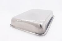 China 40x30cm Stainless Steel Roasting Baking Tray Set 4.8cm Deep Serving Buffet Pan for sale