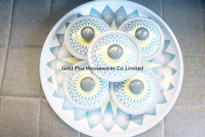 China Spun Stainless Steel Candy Bowl Set with 45cm Tray Wedding Table Decoration for sale