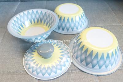 China Stainless Steel Candy Bowl Set with Tray 14cm Bowl 45cm Tray for Home Hotel Restaurant for sale