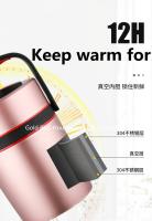 China 2.2L Stainless Steel Insulated Vacuum Thermal Food Flask Lunch Jar for School Students for sale