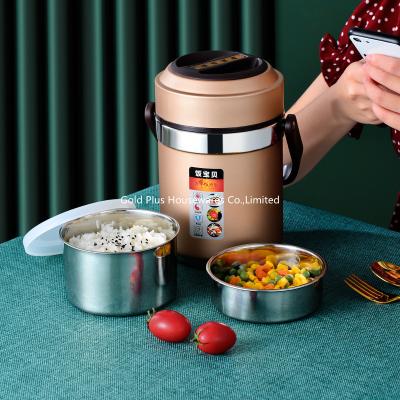China 1.6L Insulated Food Warmer Jar BPA Free Double Wall Stainless Steel Portable Lunch Box for sale