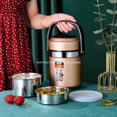 China 1.6L Stainless Steel Insulated Vacuum Food Container Leakproof Thermal Lunch Box for sale