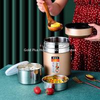 China 2L Stainless Steel Insulated Food Container 24 Hour Hot Thermos Lunch Box 304 for sale