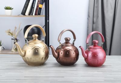 China Multicolor Stainless Steel Water Boiler 1L Long Handle Coffee Pot for Household for sale