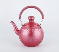 China Pink Whistling Kettle Stainless Steel 1L 1.5L 2L Tea Coffee Pot with Infuser Filter for sale