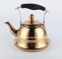 China 1L Stainless Steel Soup Pot Kettle with Filter Hot Pot for Coffee Restaurant Use 14cm Diameter for sale