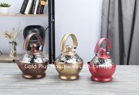 China 1.5L Stainless Steel Whistling Tea Kettle Golden Color Stovetop Coffee Water Kettle for sale