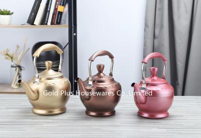 China 1L Stainless Steel Morocco Tea Pot Set with Cup Warmer Food Grade Safe for sale