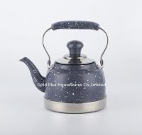 China FDA Stainless Steel Coffee Pot With Filter Blue Color for sale