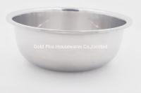 China 28cm Stainless Steel Round Seasoning Basin Big Size Rust Resistant Kitchen Bowl for sale