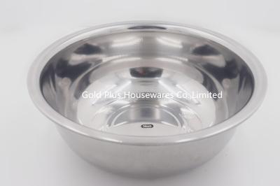 China 34cm Stainless Steel Soup Bowl 0.135CBM Kitchen Accessories Thickened for sale