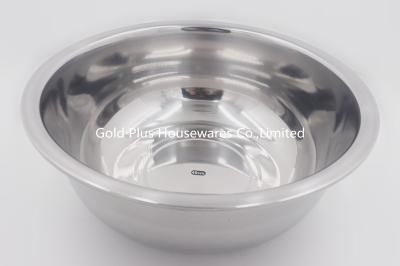 China 40cm Stainless Steel Dog Bowl 14.7cm Height Thick Pet Feeding Basin for sale
