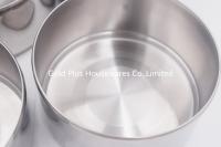 China 14cm Stainless Steel Round Bento Box 2-5 Layers Thailand Tiffin with Handle for sale